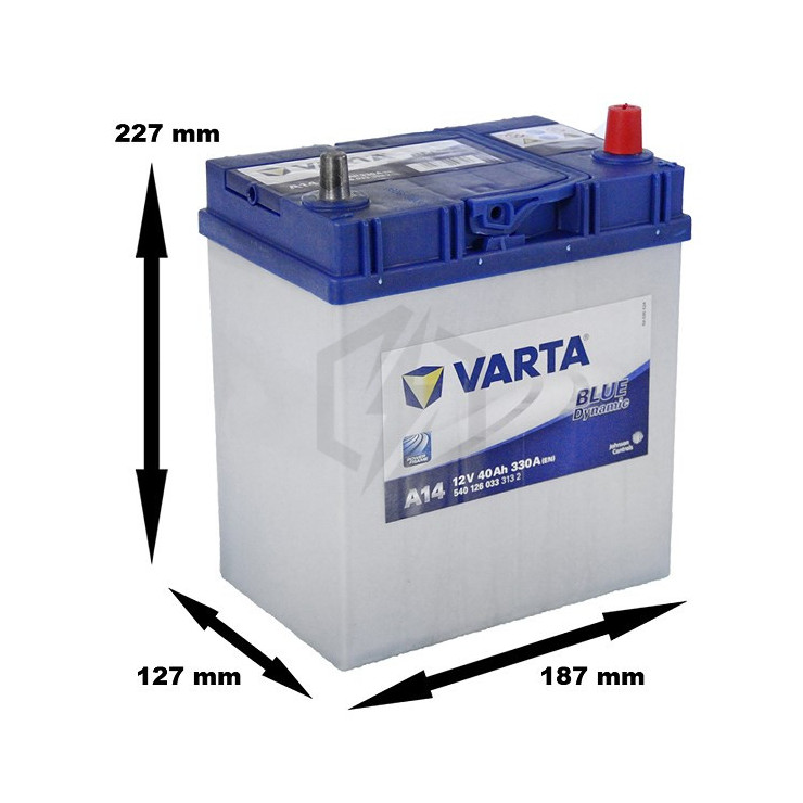 Batterie Varta Blue Dynamic A14 12v 40ah 330A 540 126 033