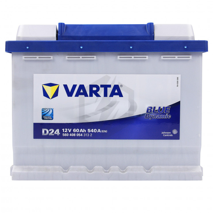 Batterie Varta Blue Dynamic D24 12v 60ah 540A 560 408 054 L2D
