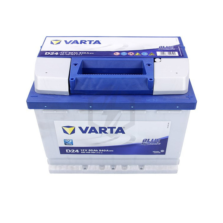 Batterie Varta Blue Dynamic D24 12v 60ah 540A 560 408 054 L2D
