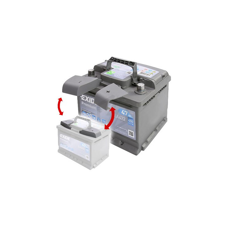 Batterie Exide Premium EA472 12v 47AH 450A lb1d