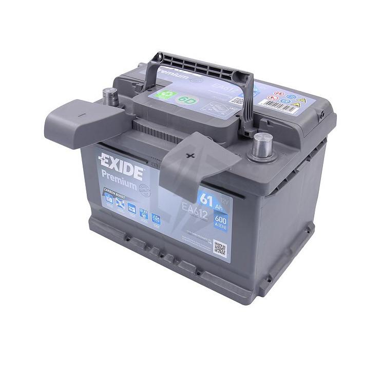 Batterie Exide Premium EA612 12v 60AH 600A LB2D