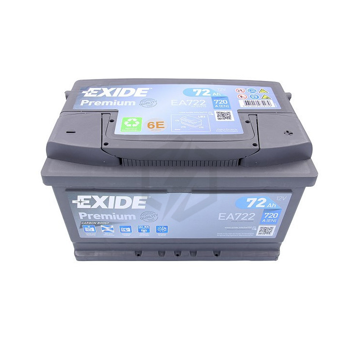 Batterie Exide Premium EA722 12v 72AH 720A LB3D