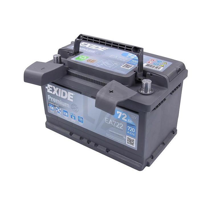 Batterie Exide Premium EA722 12v 72AH 720A LB3D