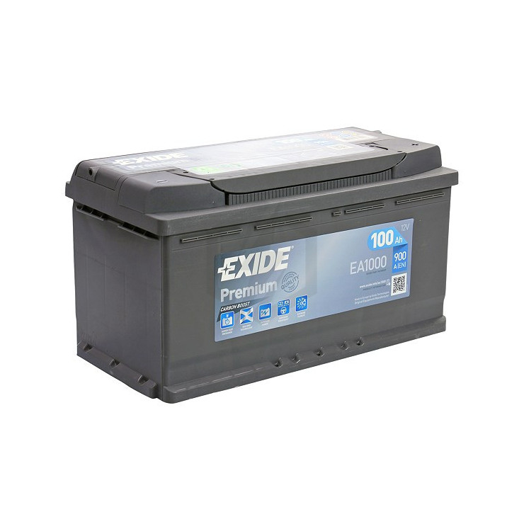 Batterie Exide Premium EA1000 12v 100AH 900A L5D
